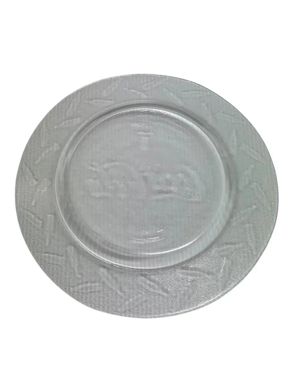 Dining | Vintage Cocacola Embossed Clear Glass Plate | Poshmark